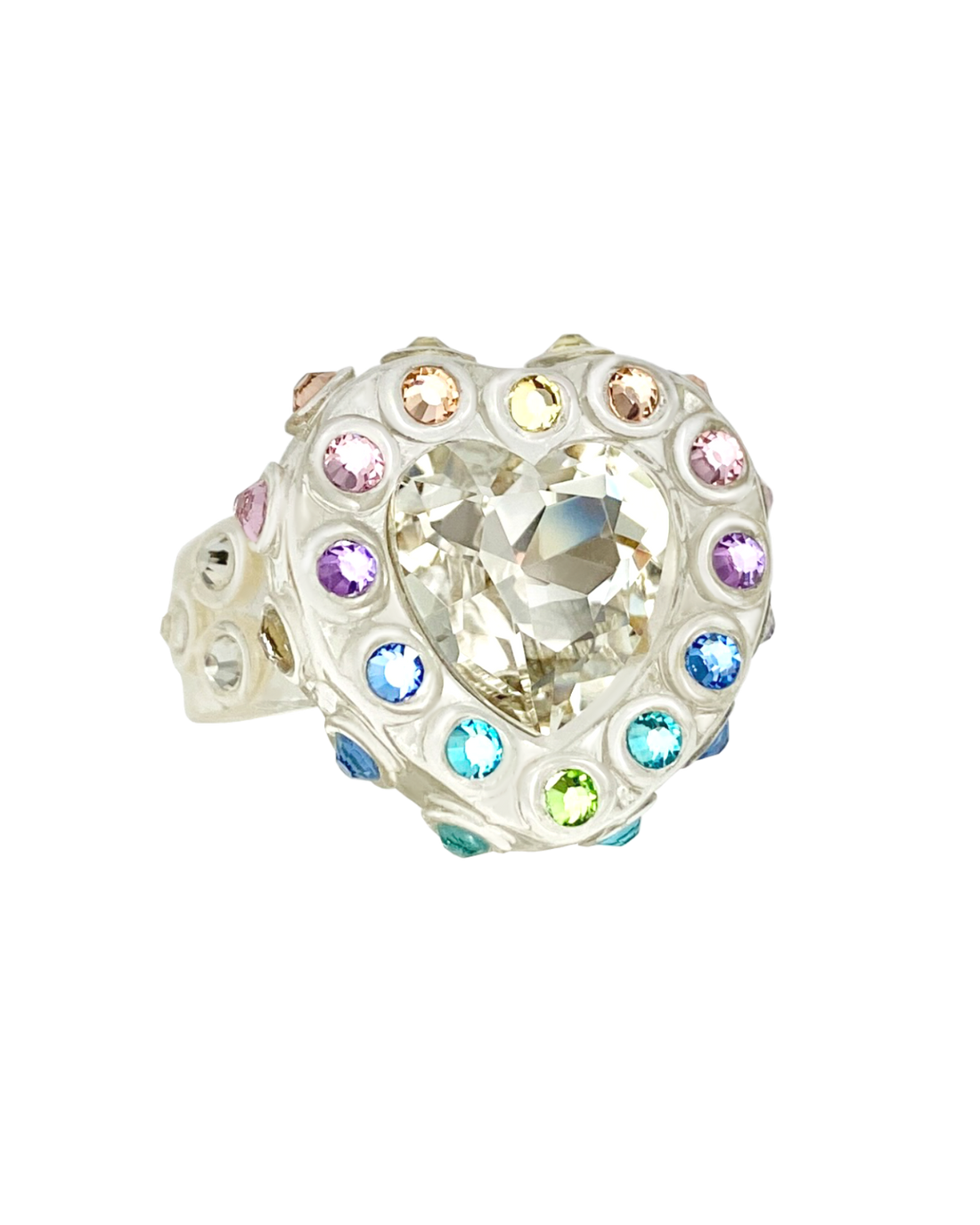 Precious Ring – Transparent Pastel Rainbow Crystal Jewelry | Riice